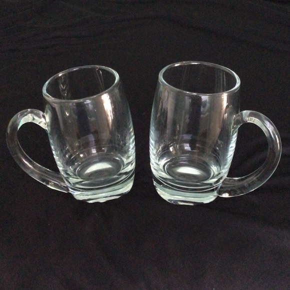 Dining | Clear Glass Beer Tankard Mugs Set | Poshmark